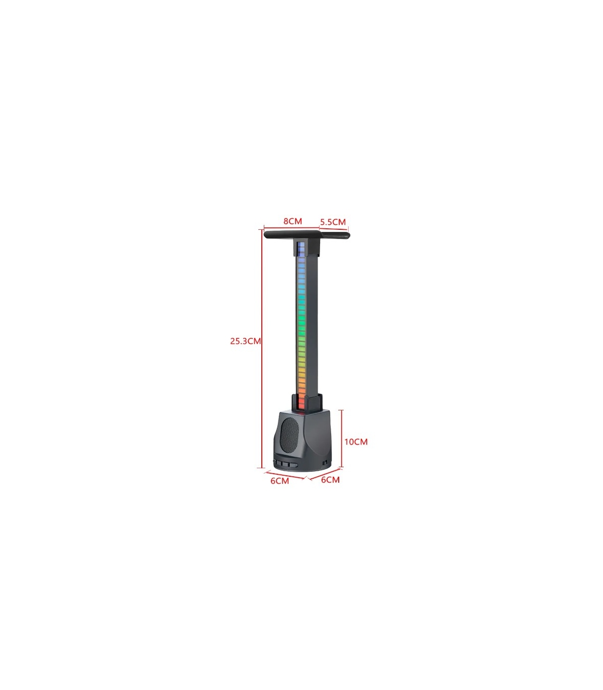 Multifunctional RGB Voice-Activated Rhythm Ambient Light LED Light Bar ...