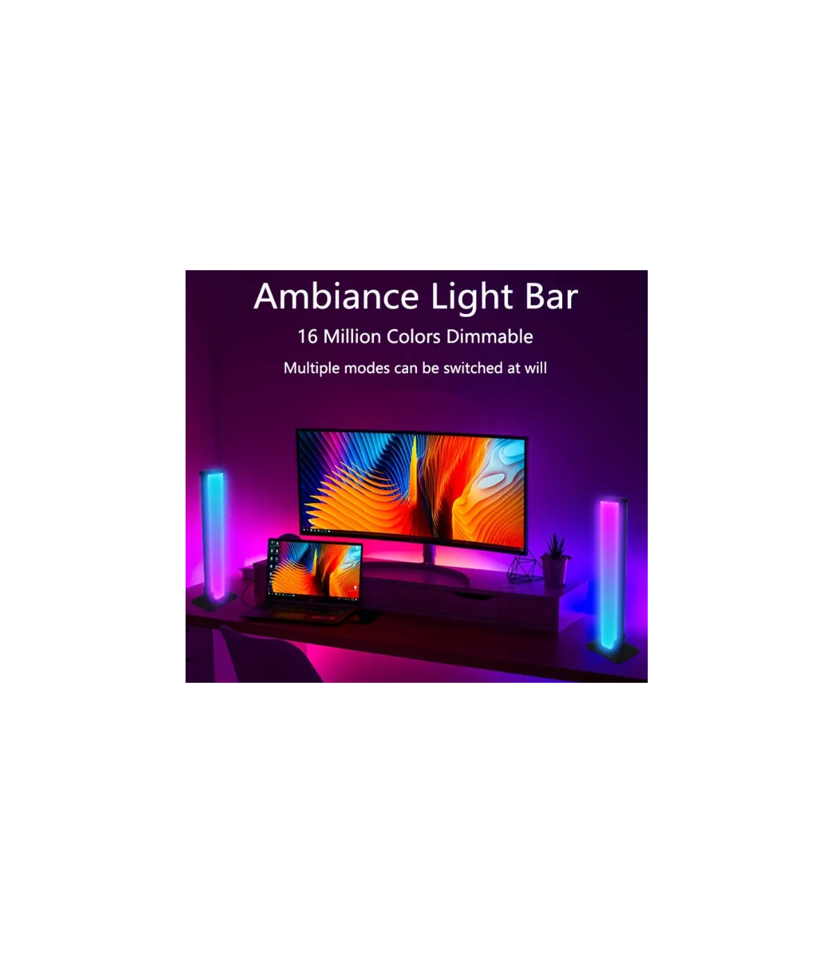 2 adet Akıllı LED Işık Barı