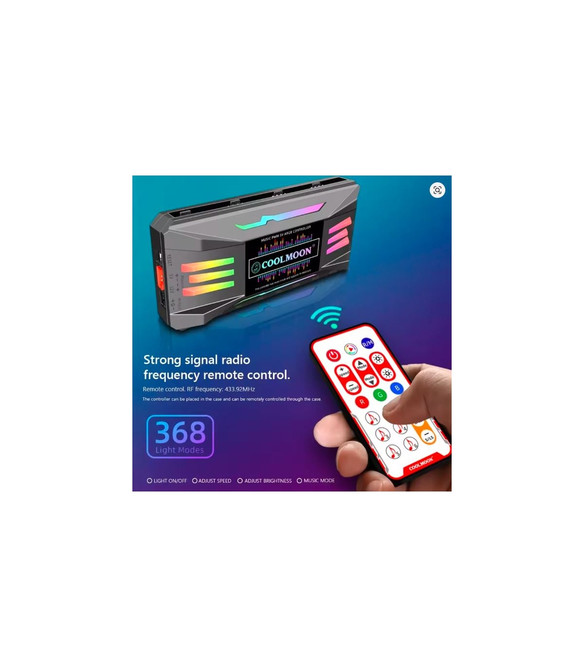 COOLMOON ARGB & PWM Controller 3 in 1 | Fan & RGB Kontrolcü